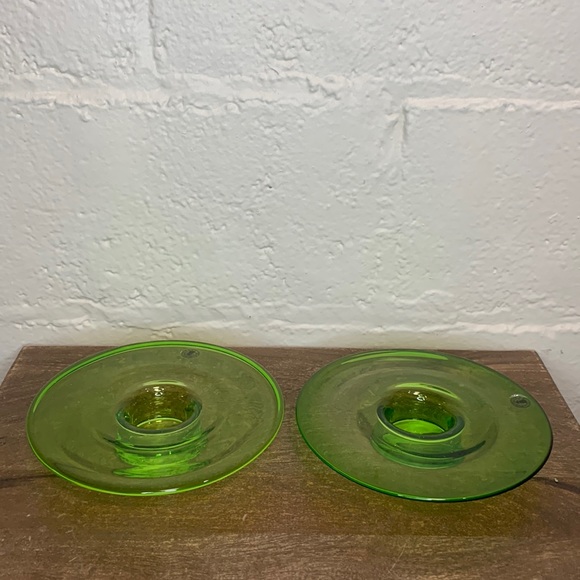 IKEA | Accents | Ikea Stockholm Spring Green Glass Tea Light Holder ...